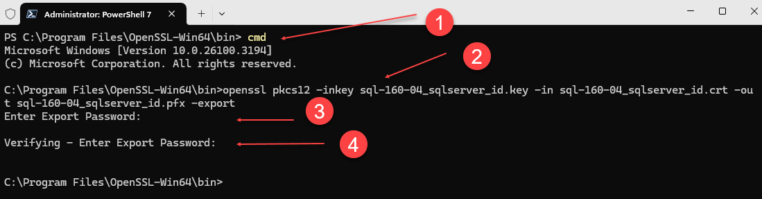 Configuring TLS Certificates for SQL Server