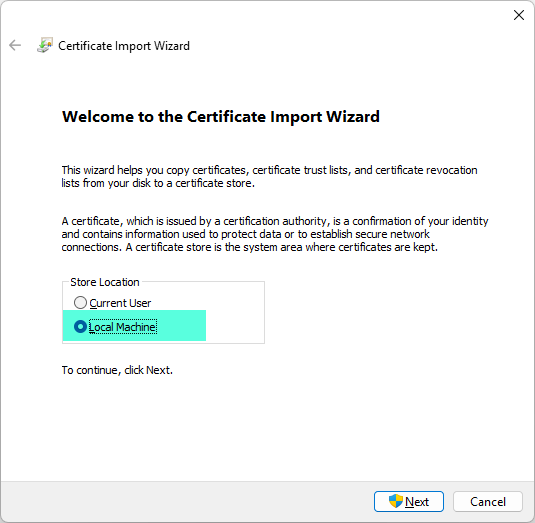 Configuring TLS Certificates for SQL Server